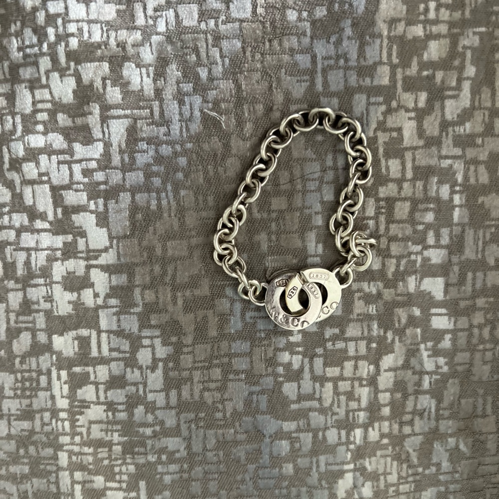 Tiffany & Co. 1837 Interlocking Chain Link Bracelet. … - Gem